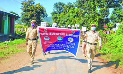 Jan Andolan Rally taken out in Pallel - The Sangai Express - Largest ...