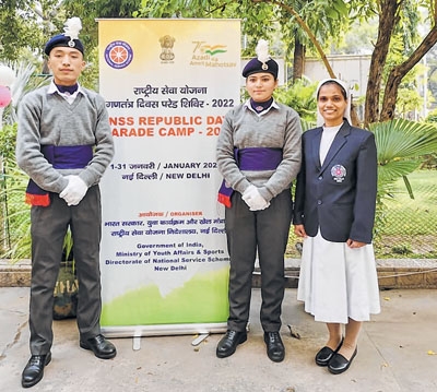 2 NSS volunteers in Republic Day Parade at Rajpath - The Sangai Express ...