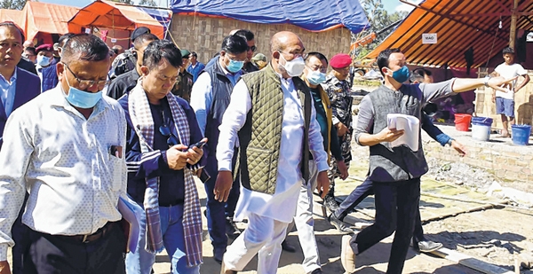 Preparations on for Sangai Festival Sangai Ethnic Park is long term ...