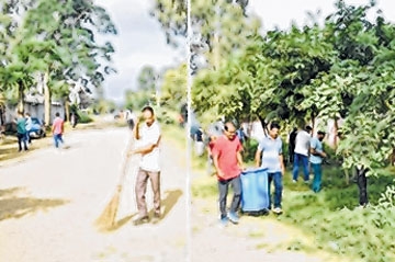 BRTF organises cleanliness drive - The Sangai Express - Largest ...
