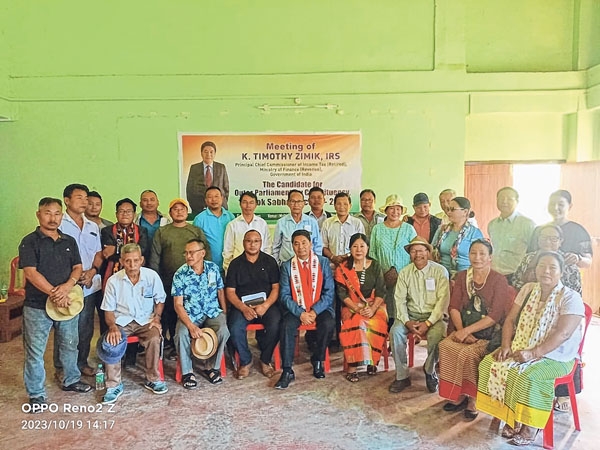 K Timothy Zimik assures to work for upliftment of hill people - The ...