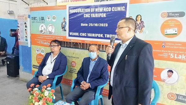 NCD clinic inaugurated - The Sangai Express - Largest Circulated ...