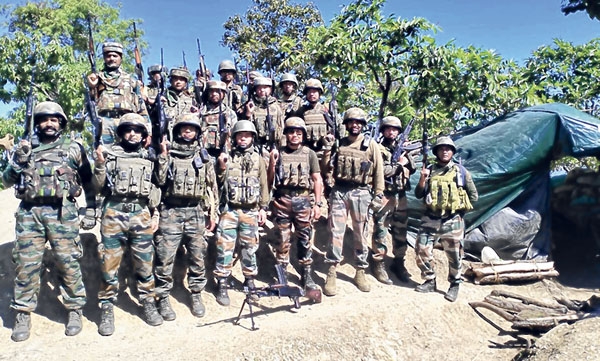 Six bunkers of Kuki militants destroyed, arms seized - The Sangai ...