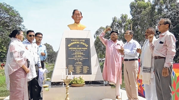 Lamyanba Irabot's memorial statue unveiled at NESDYA ground - The ...