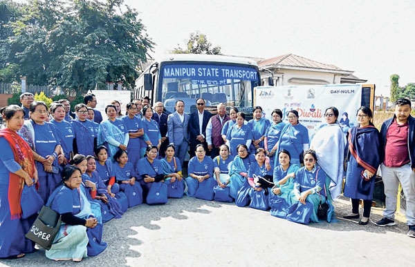 Y Khemchand flags off exposure tour of 30 SHGs - The Sangai Express ...