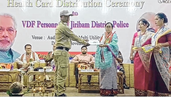 CMHT cards distributed to VDF personnel - The Sangai Express - Largest ...