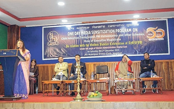 Media sensitization programme held - The Sangai Express - Largest ...