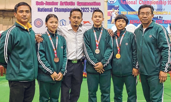 Manipur bag 3 medals at Sub-Jr Artistic Gymnastics C'ship - The Sangai ...