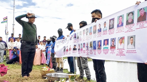 Lanban Tarpon offered to martyrs - The Sangai Express - Largest ...