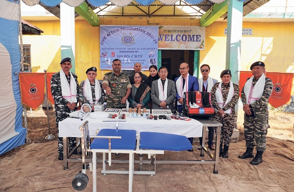 Civic action programme109 Bn CRPF donates physiotherapy equipment - The ...