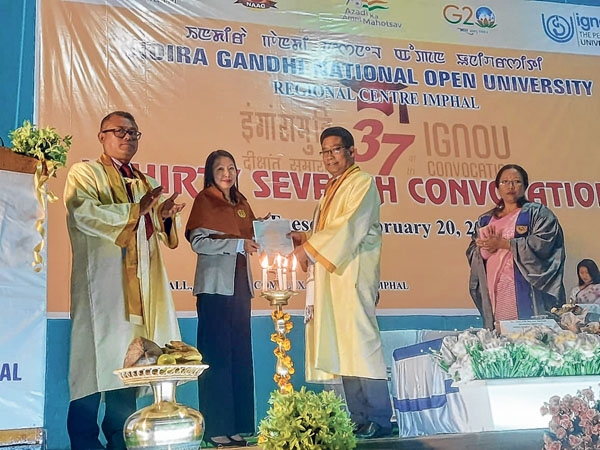 IGNOU hosts 37th convocation ceremony - The Sangai Express - Largest ...