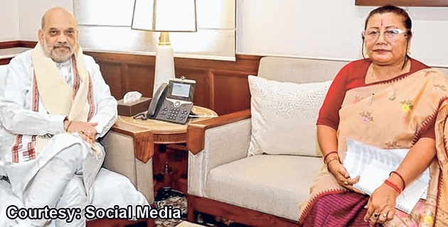 Sharda discusses situation with Shah - The Sangai Express - Largest ...