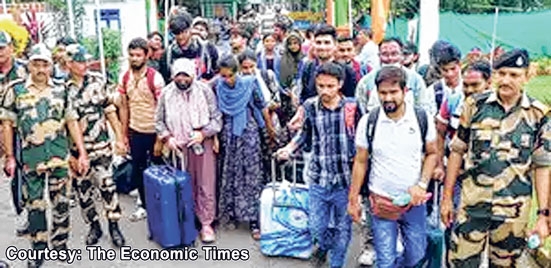 Border with B’desh to remain open for 24 hrs to allow students, others ...
