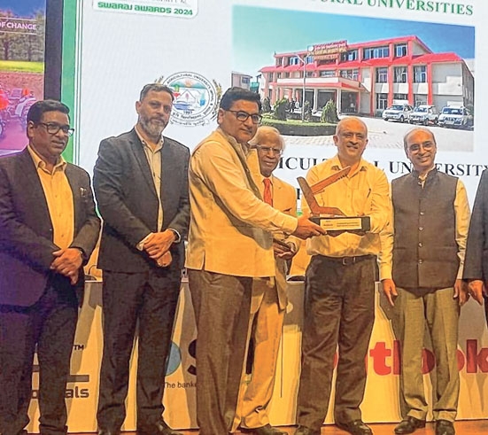 CAU, Imphal honored with Outlook Agri Tech Summit Award - The Sangai ...