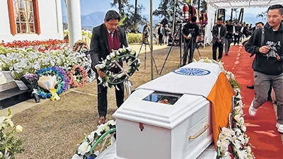 Meghalaya CM, MP (Outer) and others attend funeral MLA Kayisii laid to ...
