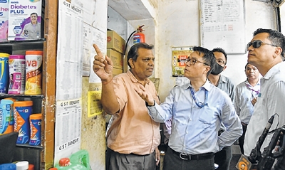 Special drive carried out to check revised GST - The Sangai Express ...